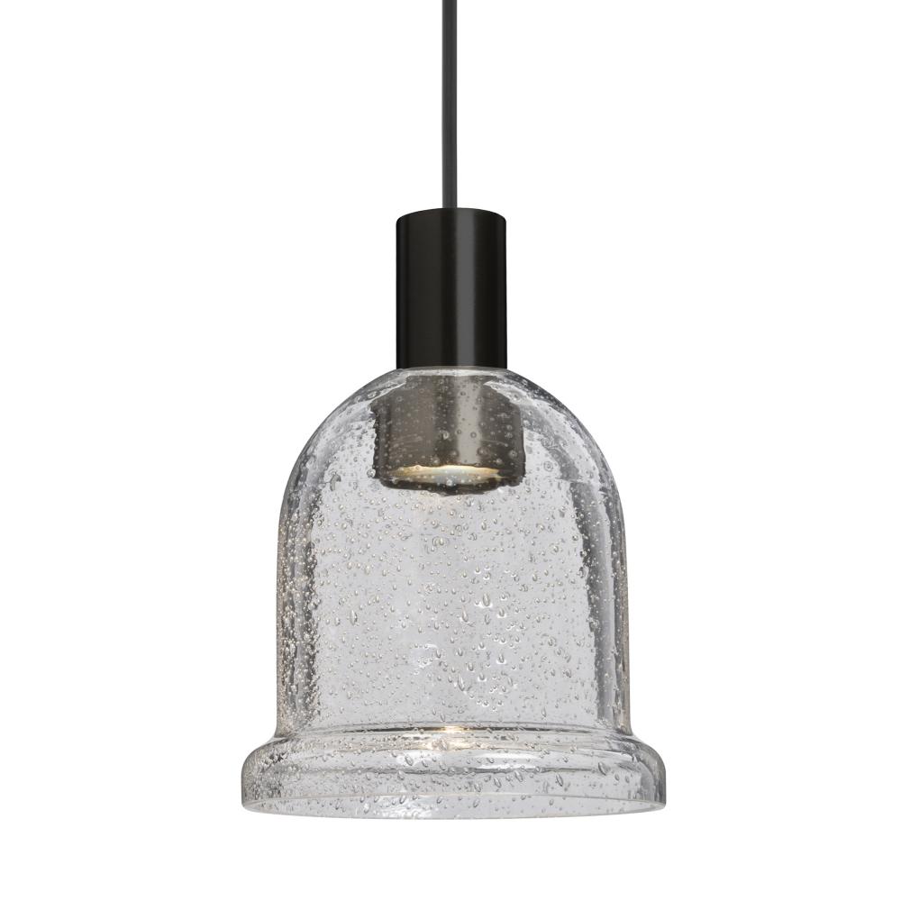 Besa Kiba Pendant, Clear Bubble, Black Finish, 1x3W LED : RXP-KIBACL ...