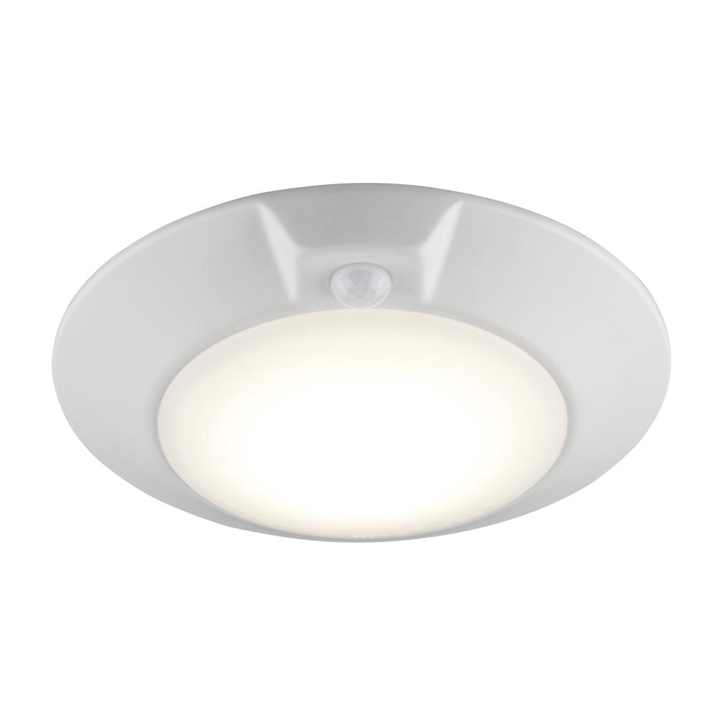 7.5" DISK-14W-5CCT-MOTION SENSOR-WH : LED-40030-MS WH | LBU Lighting