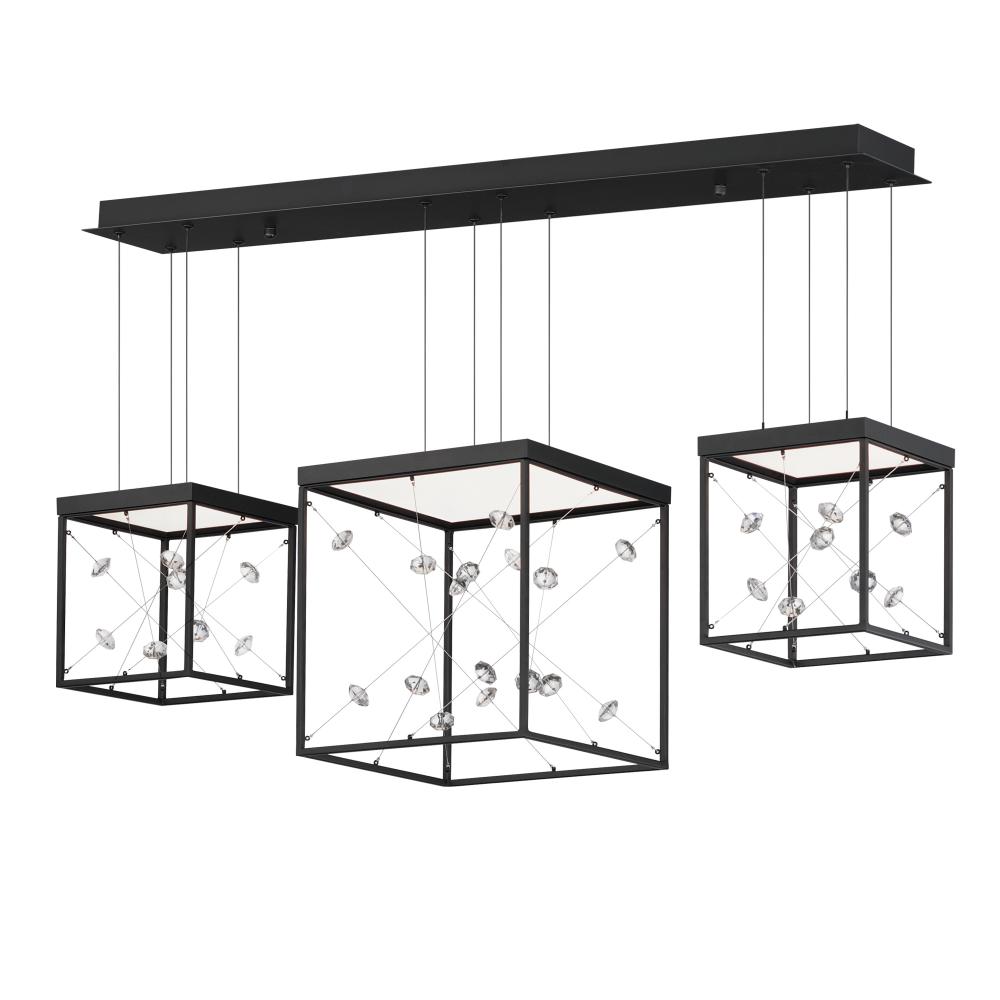 Entanglement-Linear Pendant : E21253-20BK | LBU Lighting